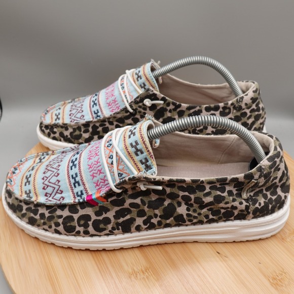 Hey Dude | Shoes | Hey Dude Womens 1 Wendy Slipon Casual Shoes Aztec ...
